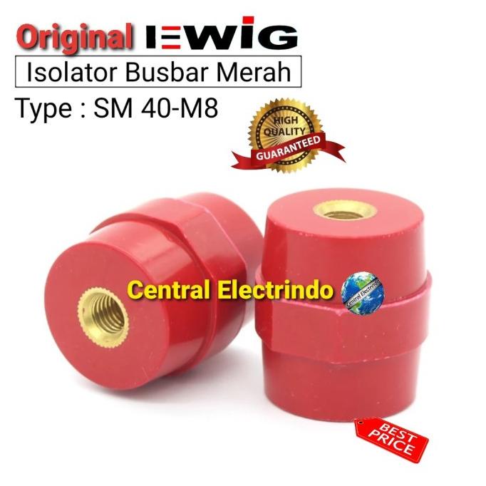 Jual Isolator Busbar Ewig Sm 40-8 Merah | Shopee Indonesia