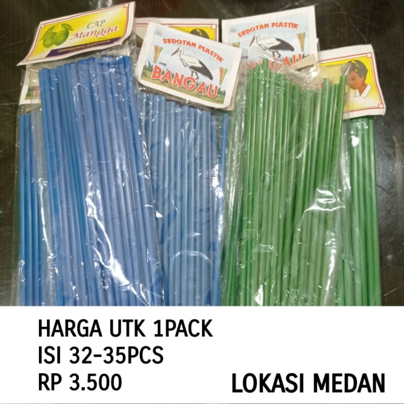 Jual JUAL RUGI!!! PIPET SEDOTAN PLASTIK MURAH MINUMAN TEH KOPI WARNA ...