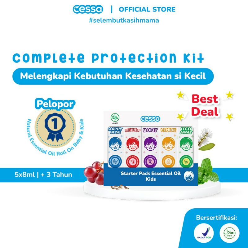Jual Cessa baby oil Cessa KIDS (+3 Tahun) terlaris FEVER DROP Cessa ...