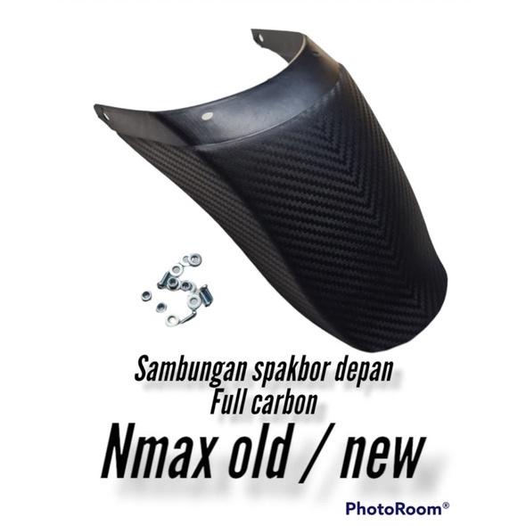 Jual sambungan spakboard spakbor depan nmax old nmax new KARBON ukuran ...