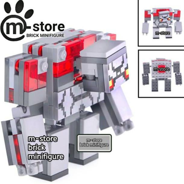 Jual (:(:(:(] Terapik lego minecraft mine craft redstone golem red ...