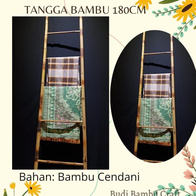 Jual Tangga Bambu Cendani /Tangga Dekorasi Ukuran 180cm / Cendani ...