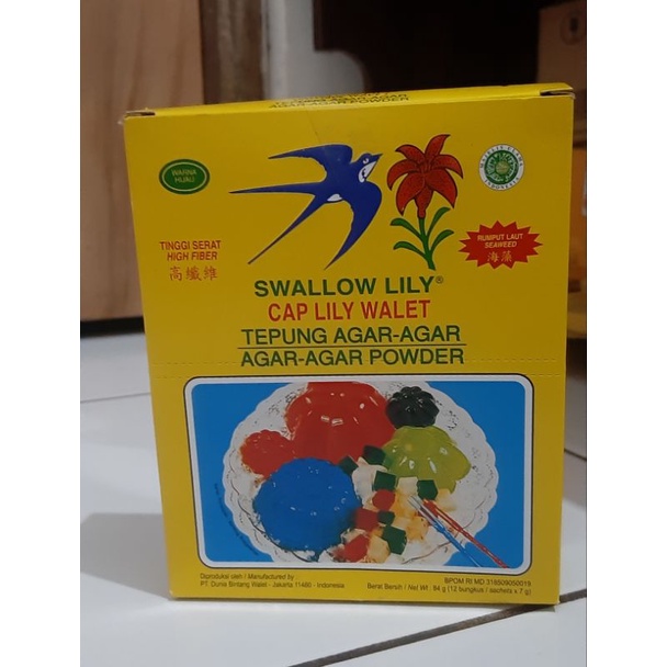 Jual Agar ager powder Swallow Walet 1 dus | Shopee Indonesia