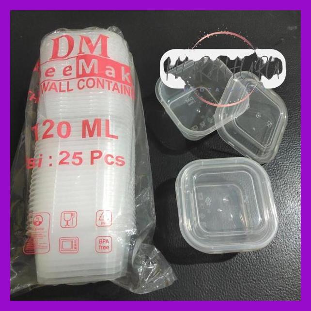 Jual Thinwall Dm 120 Ml Square Mini - ( 120Ml Sq Mini ) - Isi 25 Set ... Jual Thinwall Dm 120 Ml Square Mini - ( 120Ml Sq Mini ) - Isi 25 Set ...
