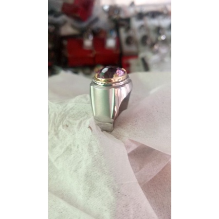 Jual emban ikat ring monel super doff handmade | Shopee Indonesia
