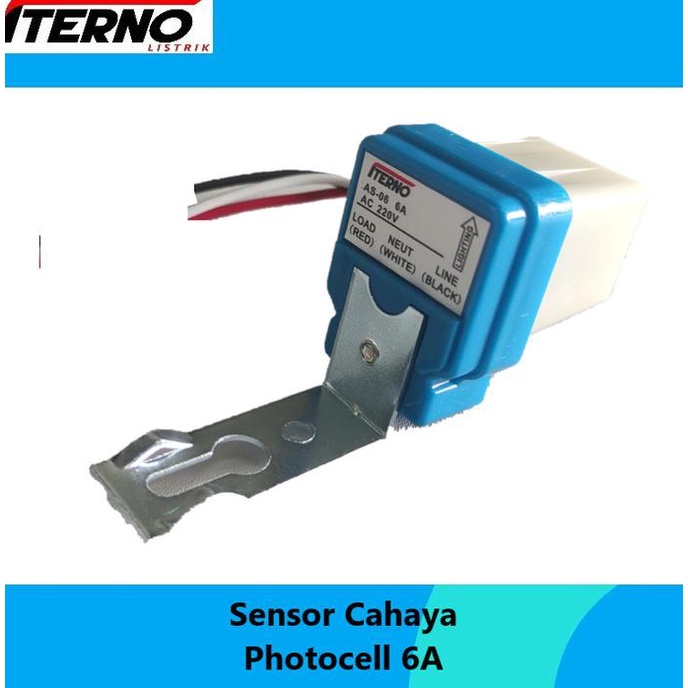 Jual Sensor Cahaya Photocell Fotosel 6A 10A Iterno | Shopee Indonesia