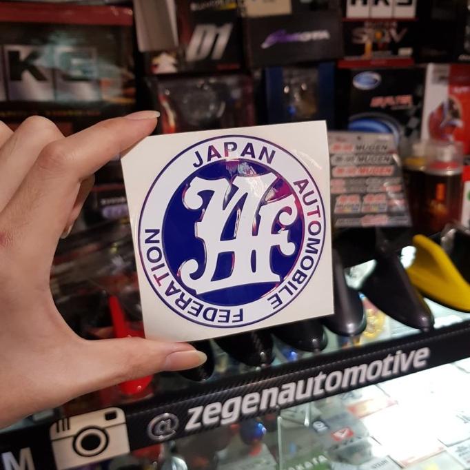Jual Sticker Stiker Jaf Japan Automobile Federation Murmer | Shopee ...