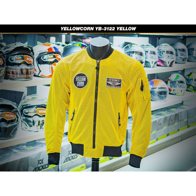 Jual Jaket Motor Yellowcorn YB-3122 yellow Jacket Riding Touring Ori ...