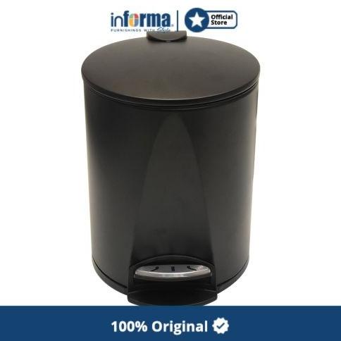 Jual INFORMA - PRISM PEDAL BIN SLOW CLOSE BLACK 5L | Shopee Indonesia