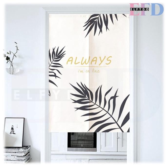 Jual ELFYDO Tirai Kain Noren Tirai Jepang Gorden Jepang Tirai Pintu ...