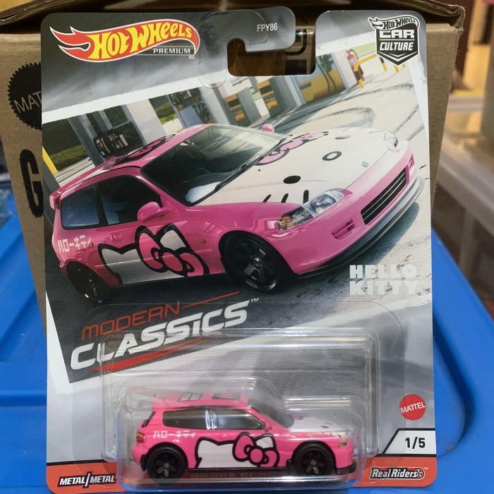 Jual Hotwheels premium honda civic eg hello kitty | Shopee Indonesia