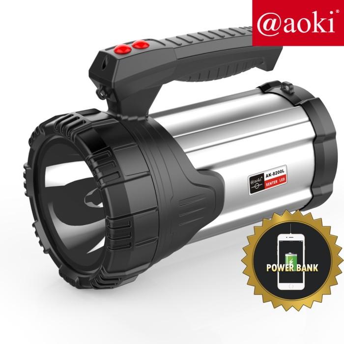 Jual Best Seller Senter Commander 60W Lhitium Jumbo Hi Power Aoki Ak ...