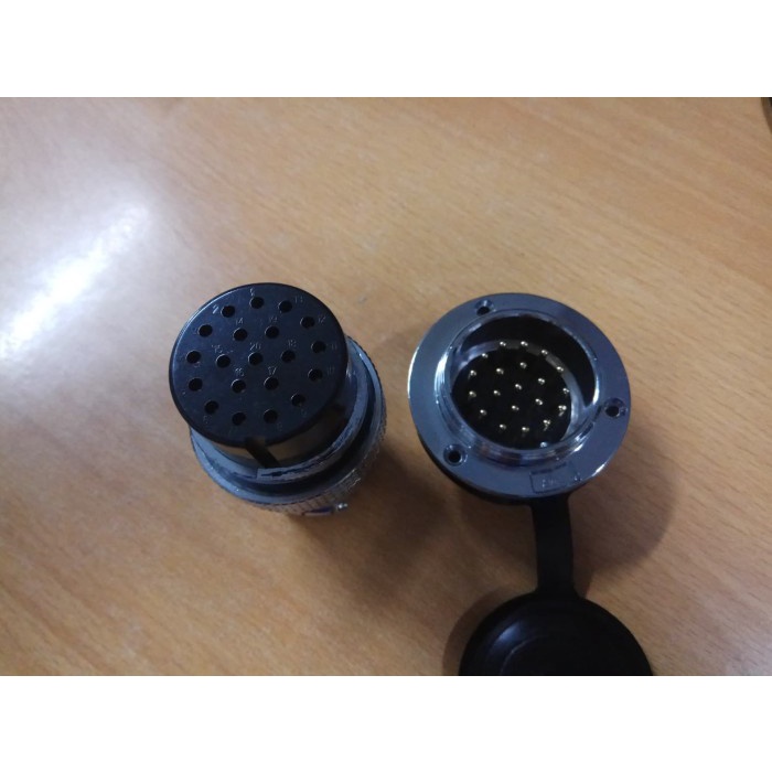 Jual Circular connector konektor bulat 40 mm 20 pin bukan Nanaboshi ...