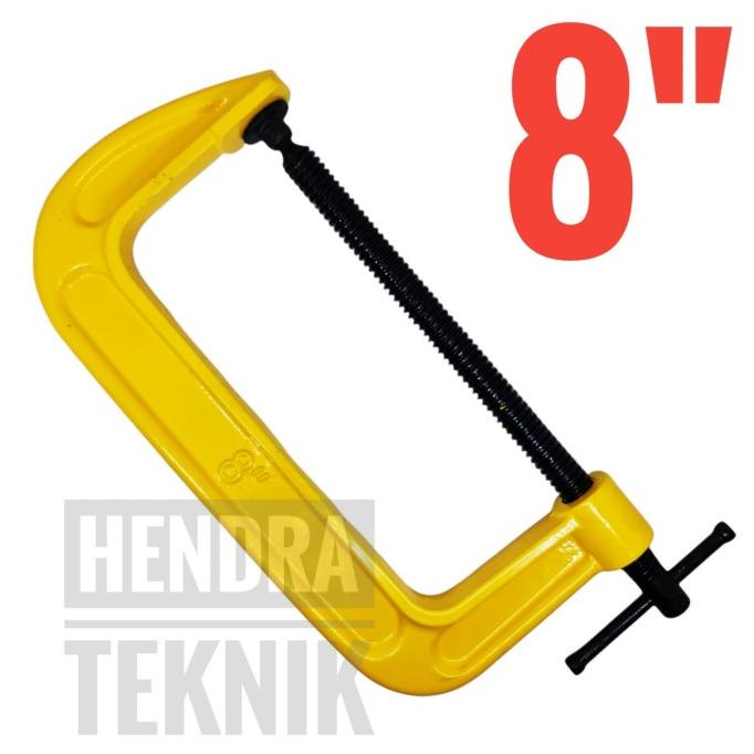 Jual HARGA DISKON CATOK C 8" G CLAMP 8INCI CETOK G 8DIM KLEM JEPIT LAS ...