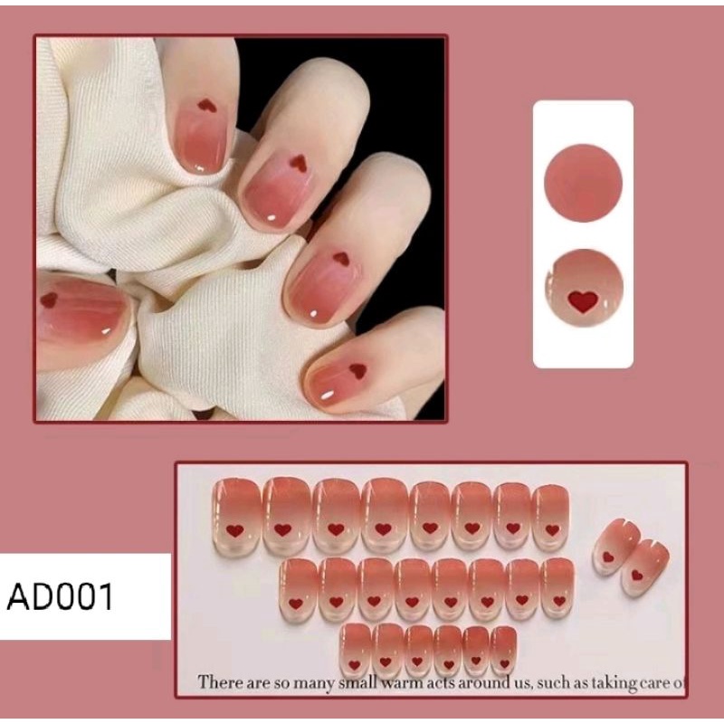 Jual AD - Kuku Palsu Korea Fake Nail Cantik Lucu Cute Kawaii Murah ...