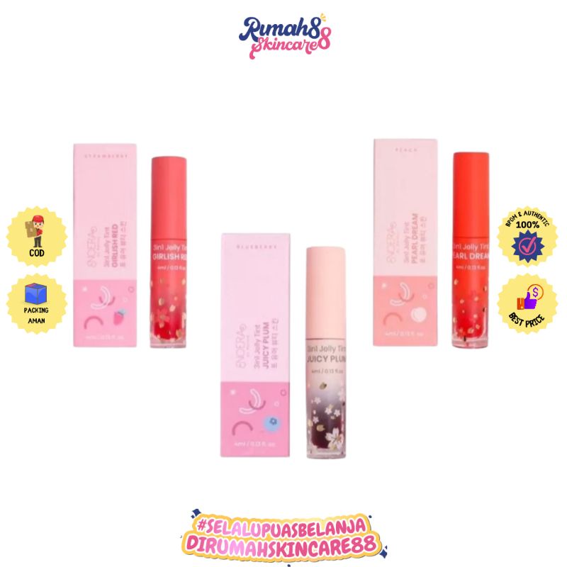 Jual RSC 88 - NOERA 3 in 1 Jelly Tint - Liptint Noera by Riesha JUICY ...