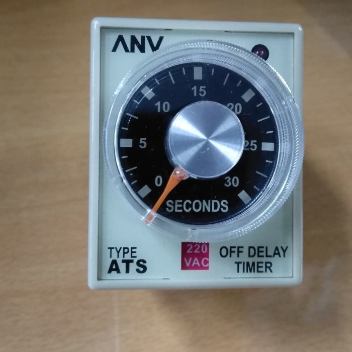 Jual Off delay timer 30 detik 30s atau 60s ATS 2 220V ANV Taiwan ...