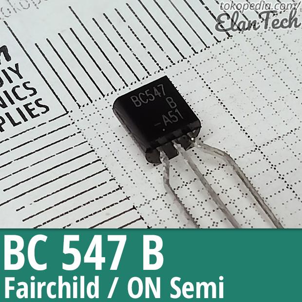 Jual BC547 Original On Semi BC547B BC 547 Bipolar NPN Transistor Elan73c | Shopee Indonesia