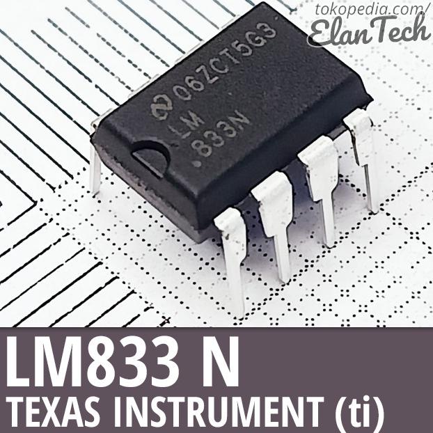 Jual LM833 / LM833N Texas Instruments TI Ori Original Asli Elan73c Murah | Shopee Indonesia
