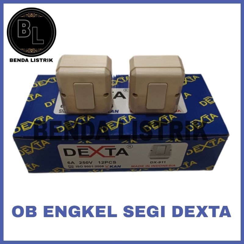 Jual OB Engkel Segi DEXTA DX-911 - Saklar Single Outbow Segi Dexta ...