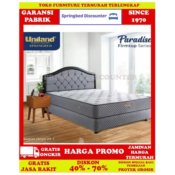 Jual Spring Bed Uniland Paradise Firmtop Orion PF1 27 120x200 Kasur ...