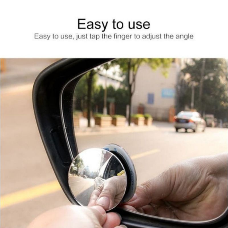Jual Blind spot mirror cermin cembung tambahan kecil spion kaca mini ...