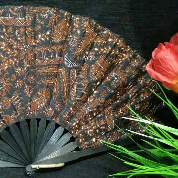Jual kipas batik/ souvenir batik /Gift oleh oleh khas Indonesia nov ...