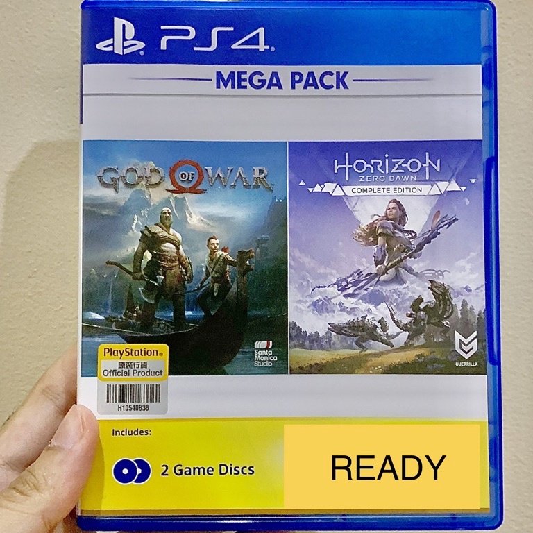 Jual Ready.. Kaset Ps4 Mega Pack God of War Horizon Zero Dawn Down Ps 4 ...