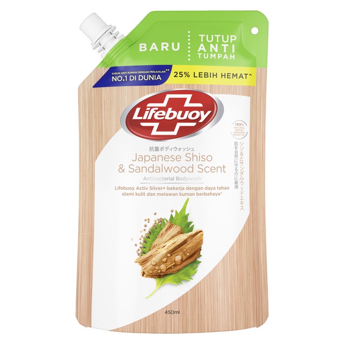 Jual Lifebuoy Bw Shiso Sandalwood 450Ml | Shopee Indonesia