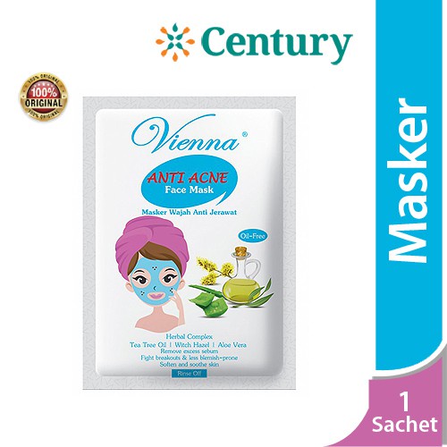 Jual Vienna Anti Acne Face Mask Sachet | Shopee Indonesia