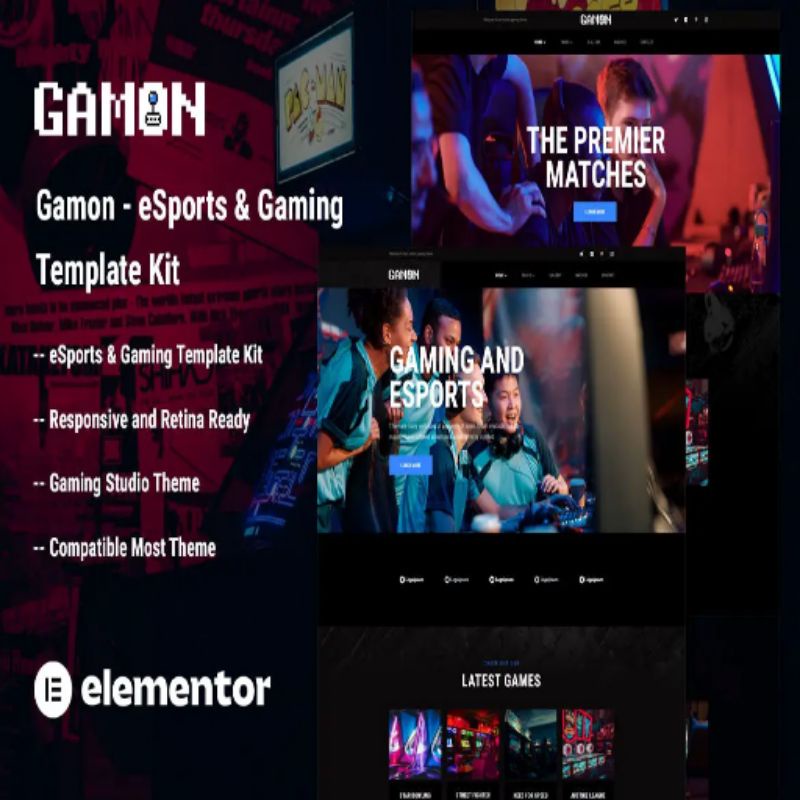 Jual Gamon - Kit Templat Elemen eSports & Game | Shopee Indonesia