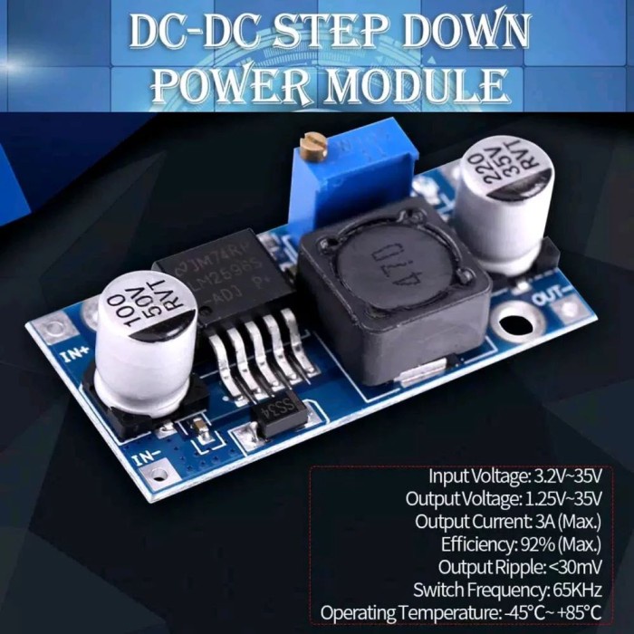 Jual Modul LM2596 Adjustable DC-DC Step Down Module BUCK Regulator | Shopee Indonesia