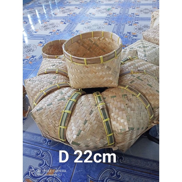 Jual tumbu bambu(2-3 liter)/tempat nasi/tempat berkat/tempat cuci beras ...