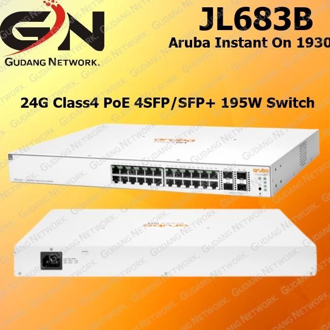 Jual HPE Aruba JL683B Instant On 1930 24G Class4 PoE 4SFP/SFP+ 195W ...