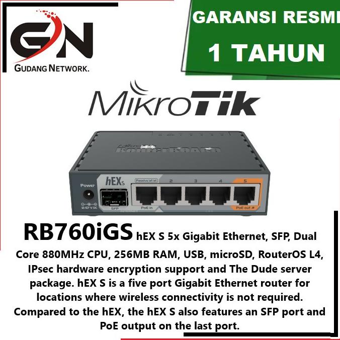Jual MIKROTIK RB760iGS (hEX S) | Shopee Indonesia