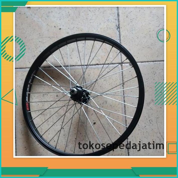 Jual POPULER VELG/RIMS SEPEDA WHEELSET BMX 20 UNITED ALLOY HITAM LEBAR ...