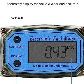 Jual Digital Flow Meter Turbine 1 Inch Flow Meter Air/Solar/Minyak ...