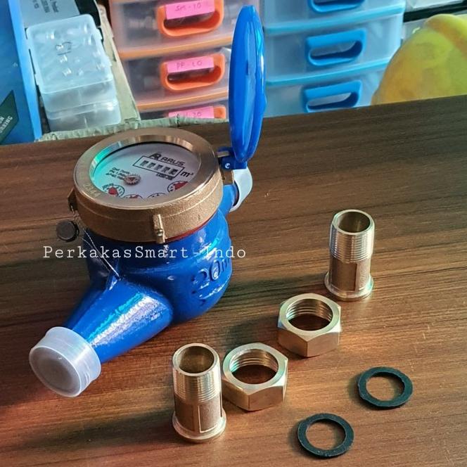 Jual Meteran Air 3/4Inchi /Water Meter 3/4"/Flow Meter 20Mm | Shopee ...