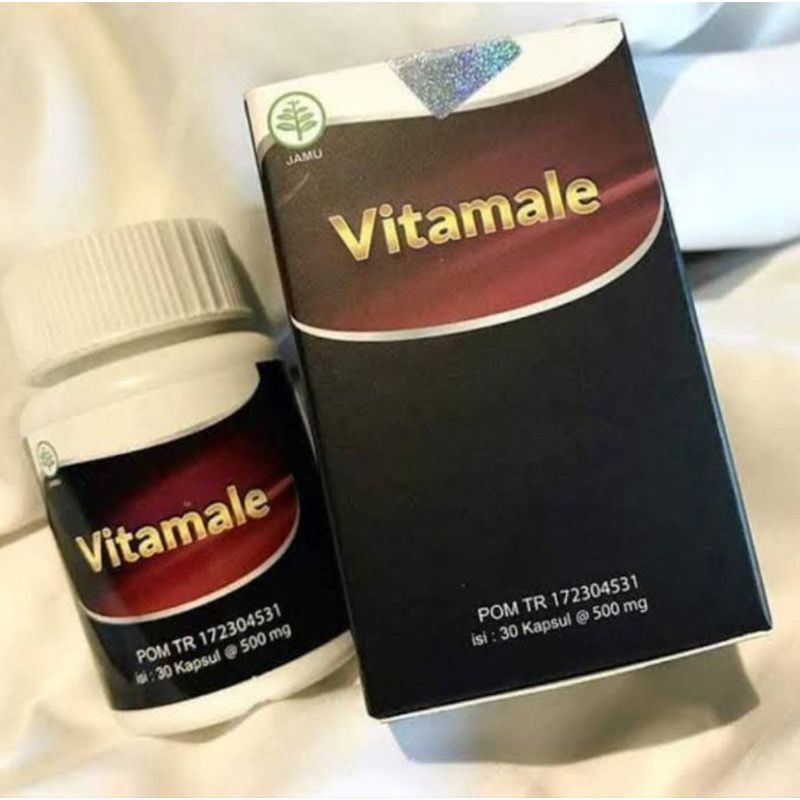 Jual VITAMALE BOTOL ORIGINAL OBAT HERBAL KUAT TAHAN LAMA ISI 30 KAPSUL ...