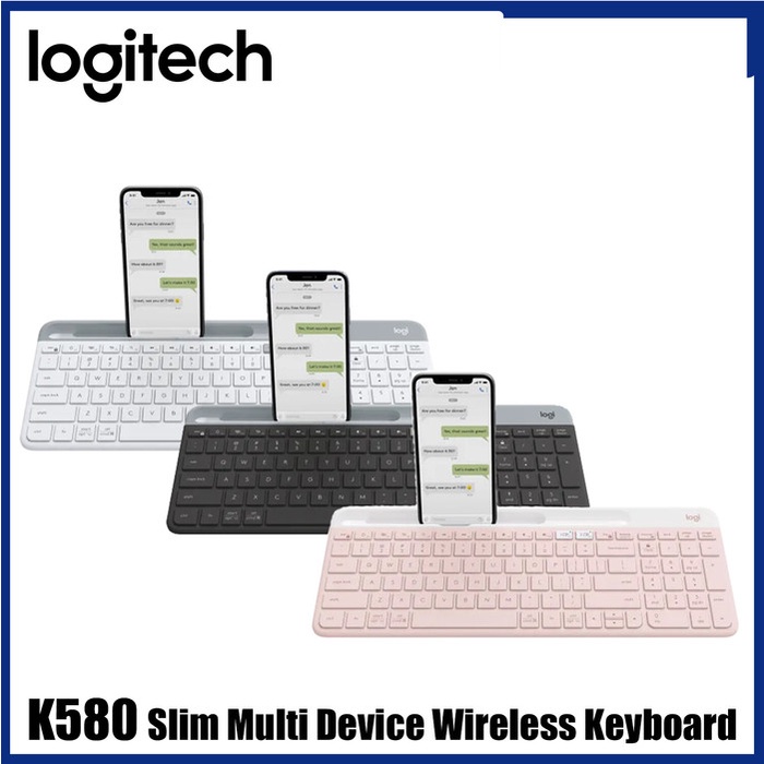 Jual Logitech K580 Multi-Device Wireless Bluetooth Keyboard iOS Android ...