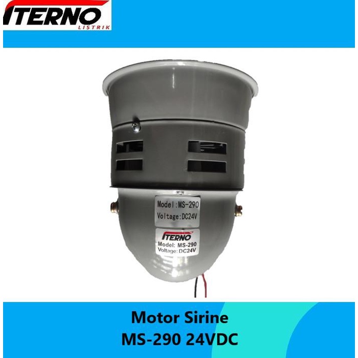 Jual Motor Sirine Sirene Ms-290 Ms290 220Vac 12Vdc 24Vdc Iterno ...
