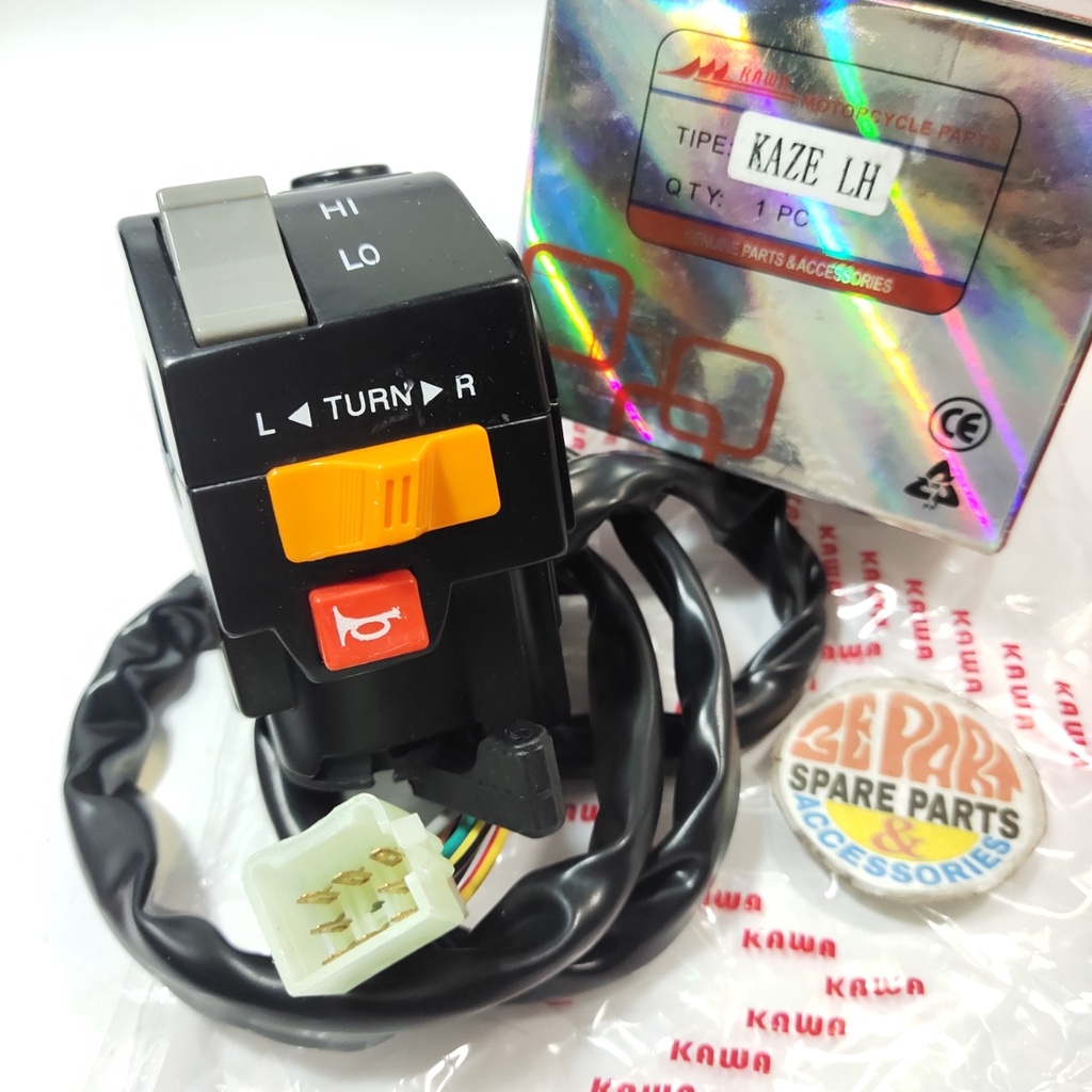Jual Saklar Kaze KIRI Assy Holder lampu klakson Cuk Choke | Shopee Indonesia