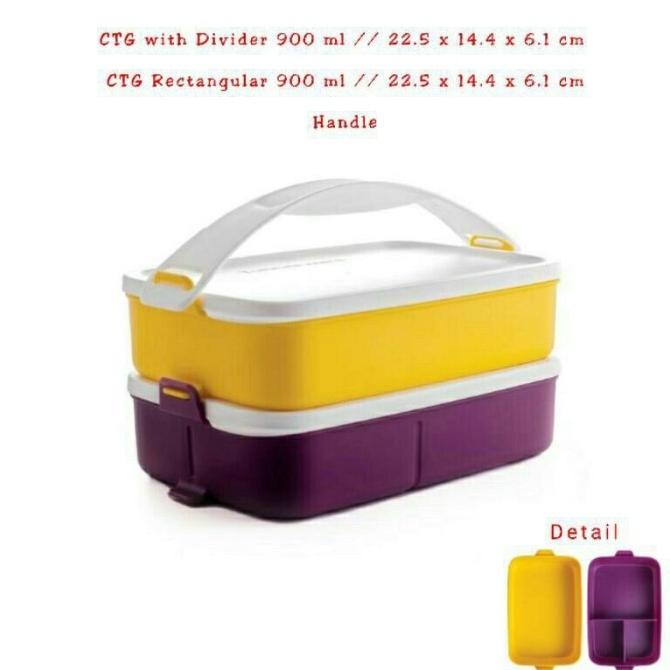 Jual Tupperware rantang susun / tempat makan small click to go | Shopee ...