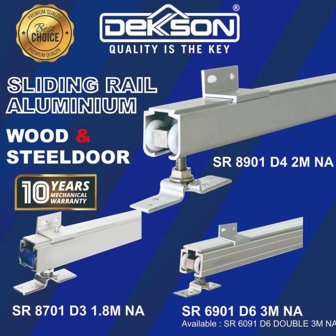 Jual Rel Sliding/Sliding Track Door Aluminium Dekkson D4 Panjang 2Meter ...