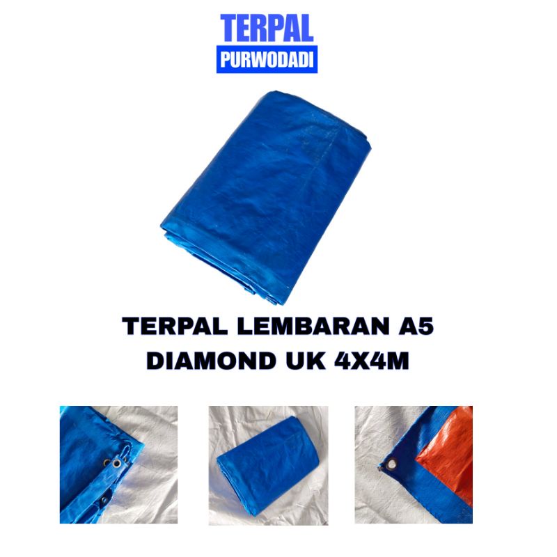 Jual Terpal lembaran A5 diamond ukuran 4x4 | Shopee Indonesia