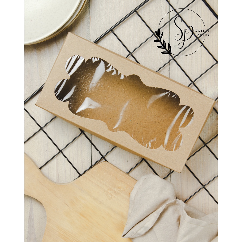 Jual CB211068 - Dus packaging kue kotak cake box Ukuran 21,5x10,5x6,8 ...