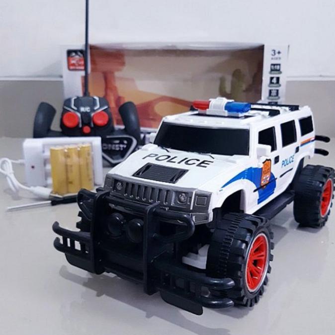Jual Mainan Rc Car Hummer Police Edukatif - Remote Control Mobil Polisi ...