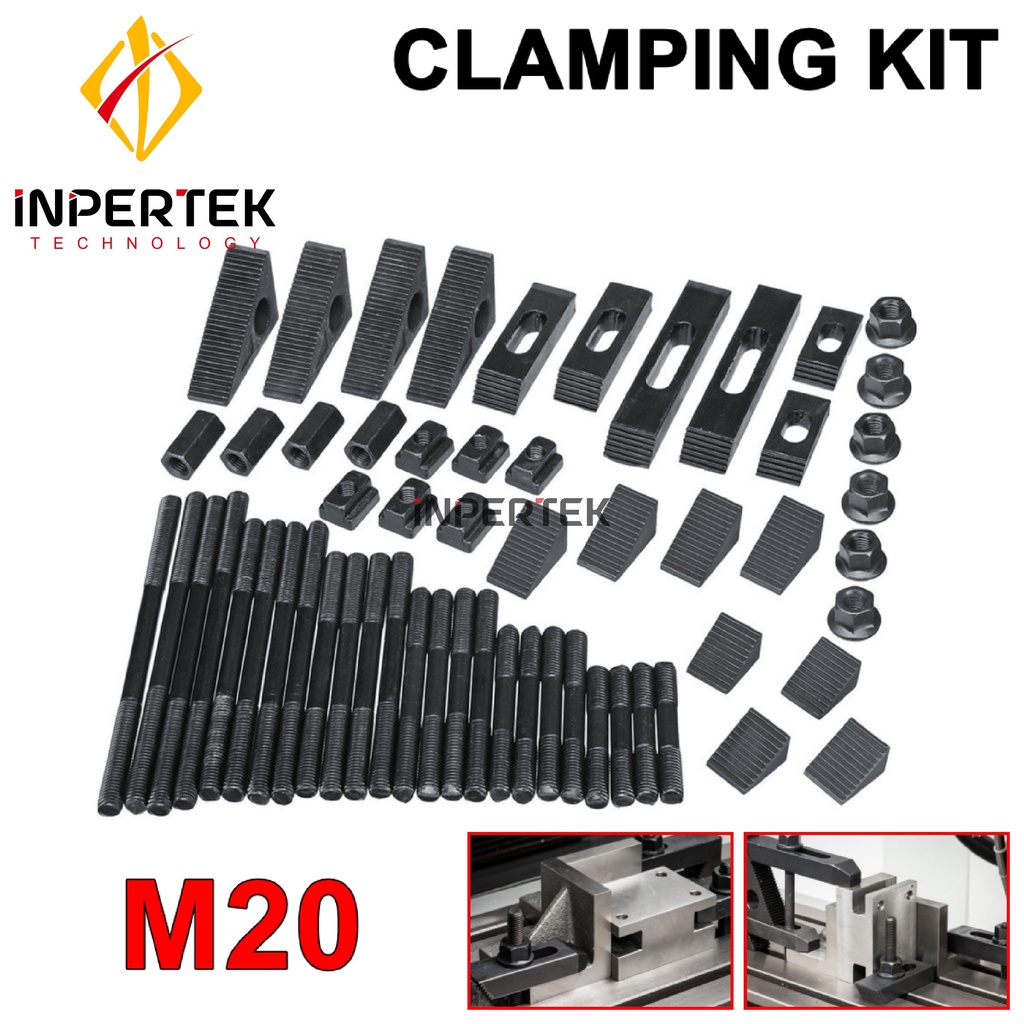 Jual Clamping Kit M20 Clamp Set M 20 Klem Penjepit Mesin Milling ...