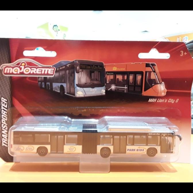 Jual Miniatur Diecast Mobil Bus Gandeng Transporter Majorette | Shopee ...