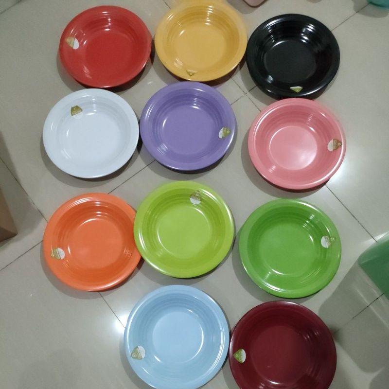 Jual PIRING MELAMIN ULIR Diameter 24Cm 100% MELAMIN Food Grade (SNI : 7322:2008 LSPr-004-IDN ...